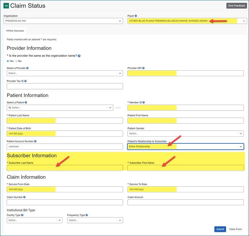 Availity Reminders for Shared Admin and BlueCard Members - Premera ...